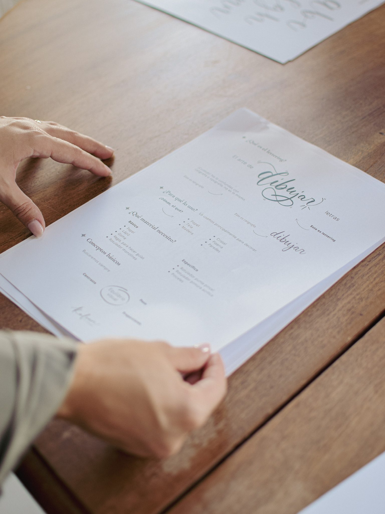 Iniciación al lettering Gran Canaria – Lettering y detalles personalizados